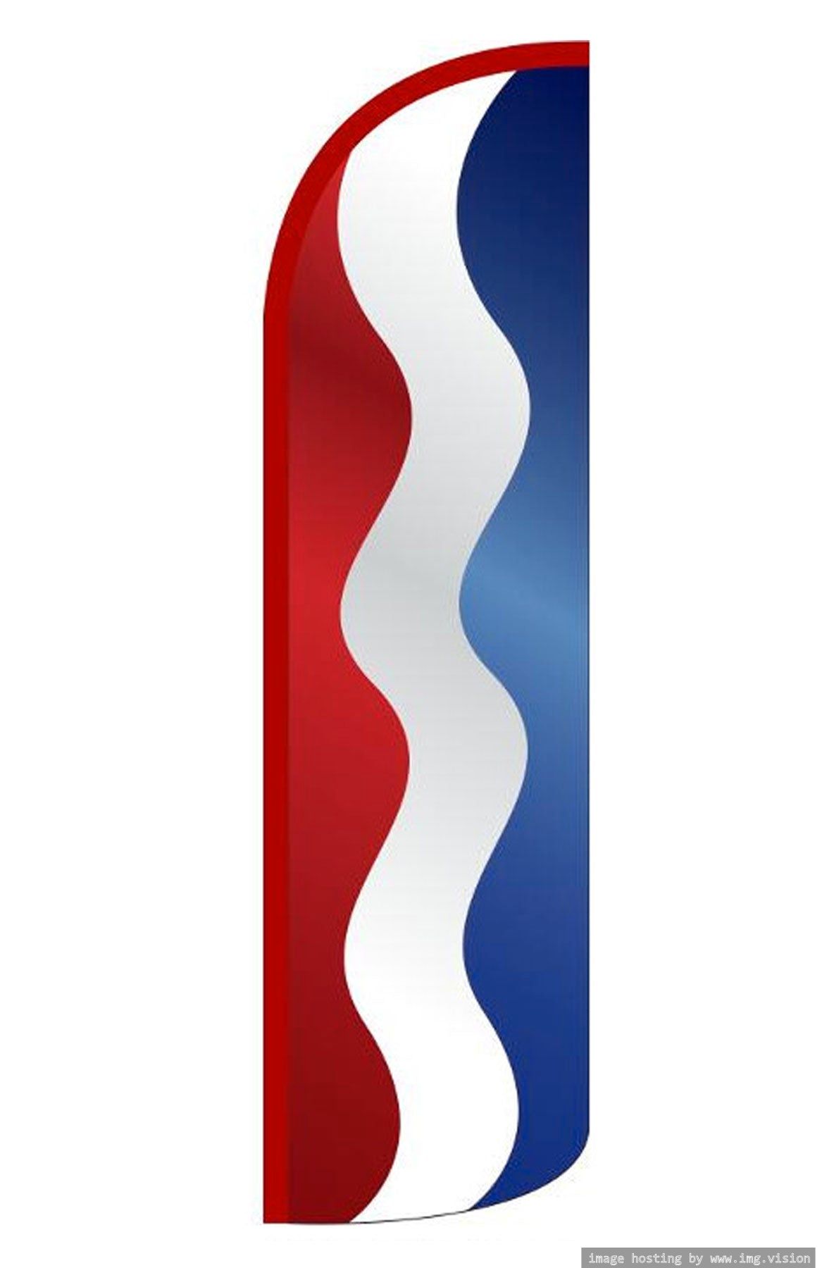 Red White Blue Windless flag Without Pole Advertisement /Business Flags ...