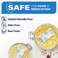 LotFancy Silica Gel Desiccant Packets with Indicating Beads, 10 Gram ...