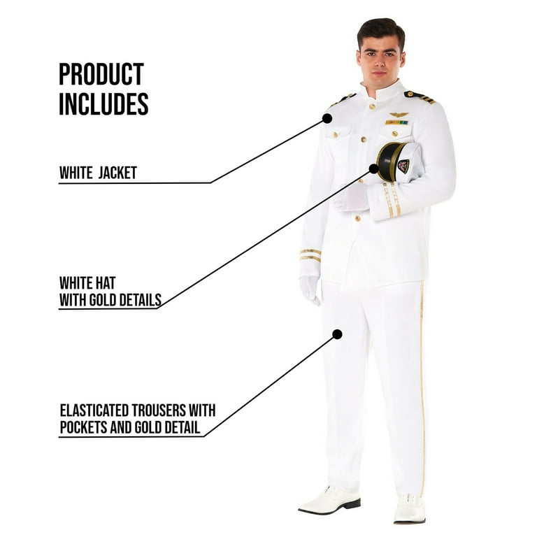 Navy Officer Uniform White