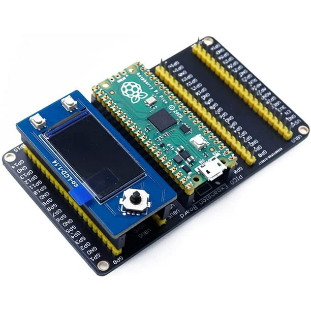 Compatible with Raspberry Pi Pico GPIO Expander External Expansion Board with Pico LCD Screen ...
