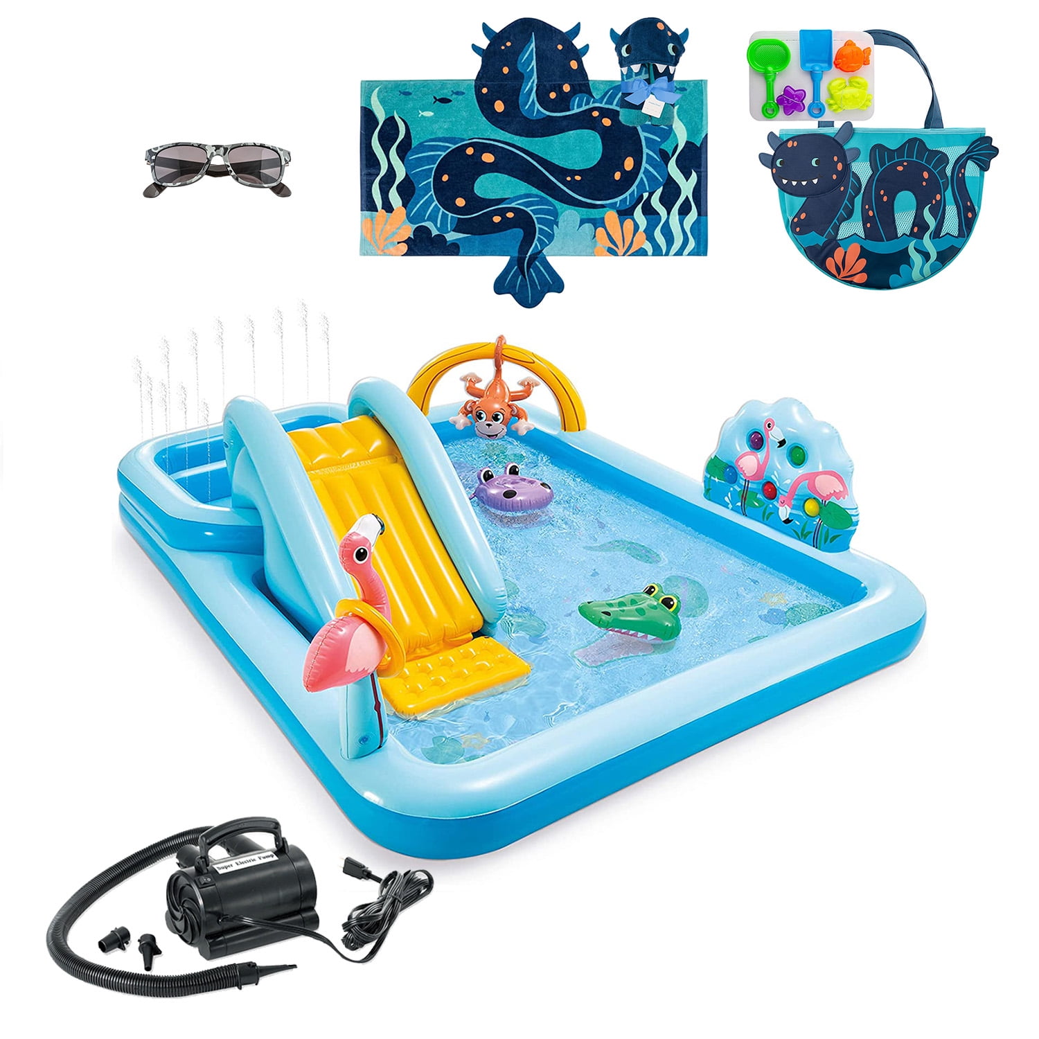 Aventis Kids Jungle Adventure Inflatable Play Center Fun in the Sun ...