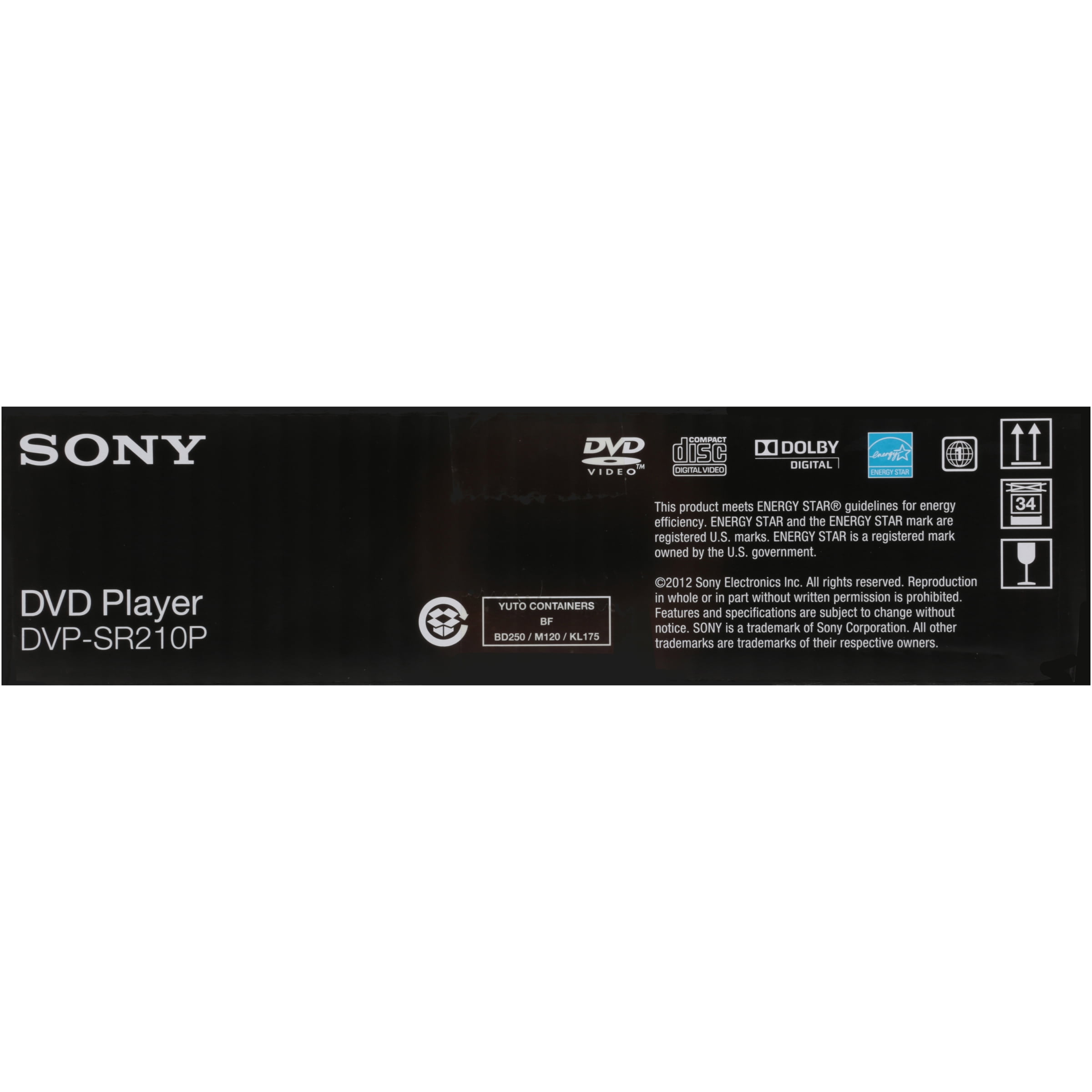 Sony Dvd Player Back