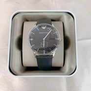 Emporio Armani Men's Classic Leather Strap Watch - Walmart.com