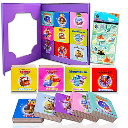 Disney Pixar Board Books Set for Toddlers Babies Kids - Pack of 9"My ...