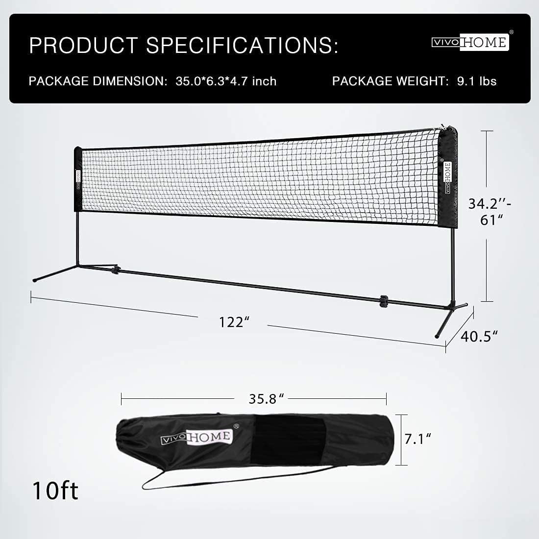 Pop Up Volleyball Net