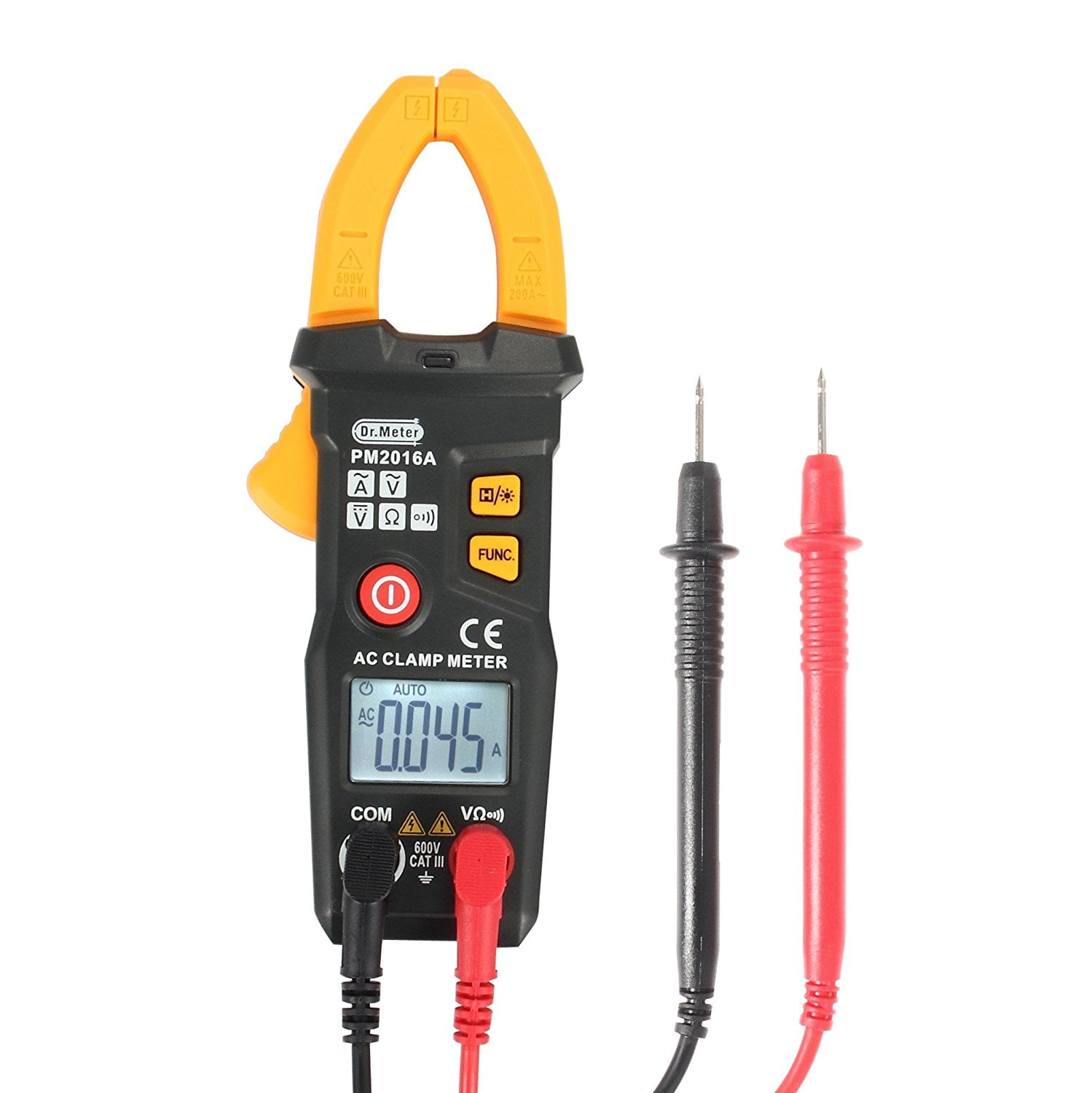 Dr.Meter Mini digital clamp multimeter with NCV Test AC/DC Voltage AC ...