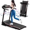 Goplus Personal Heavy Gym 1100W Stow Away Folding Treadmill with ...