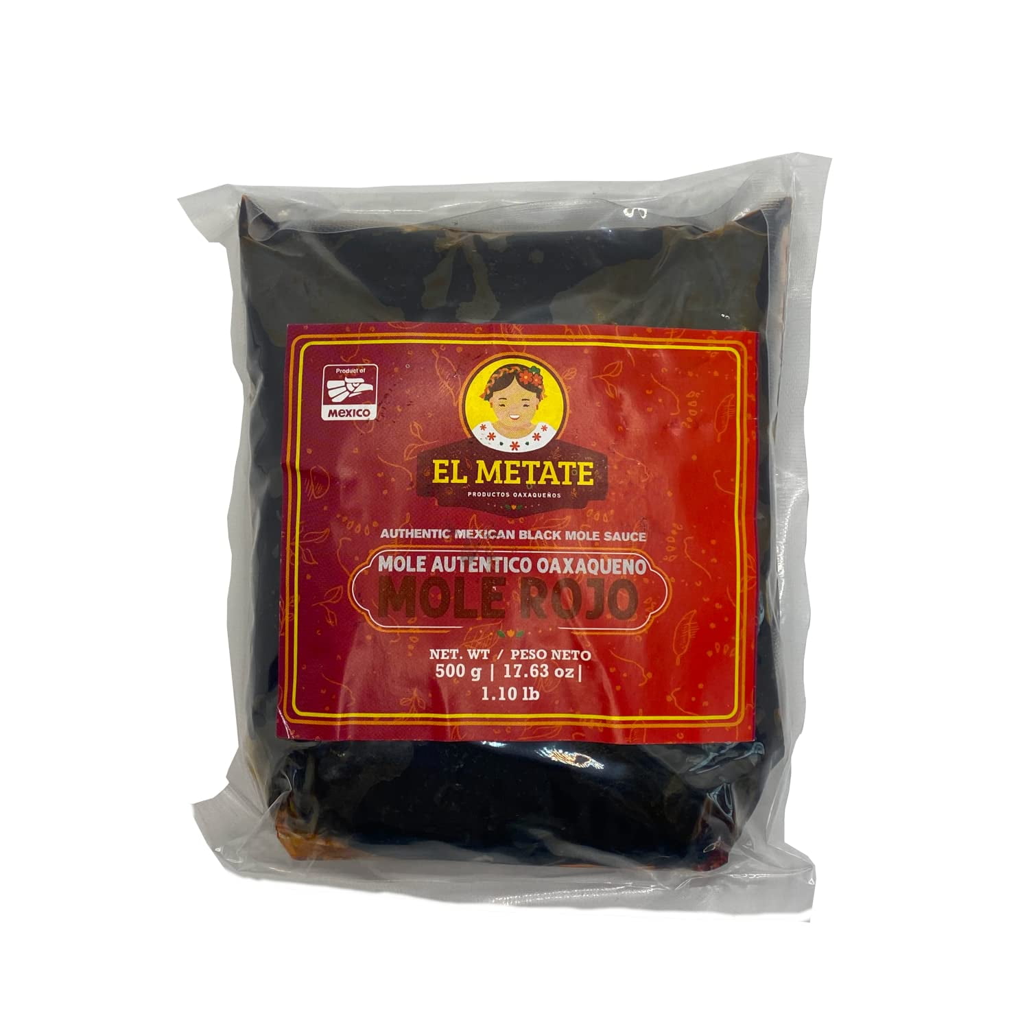 El Metate - Mole Rojo Oaxaqueño - Authentic Oaxacan Red Mole Paste - 17 ...