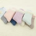Foreemme Womens Warm Fuzzy Winter Slipper Socks Non Slip Grip Soft