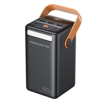 Blackweb Power Bank 10000mAh Portable Battery with LED Readout, Black ...