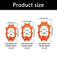 19 Tooth Ice Claws Antiskid Crampon Shoe Cover Ice Grasping Skiing ...