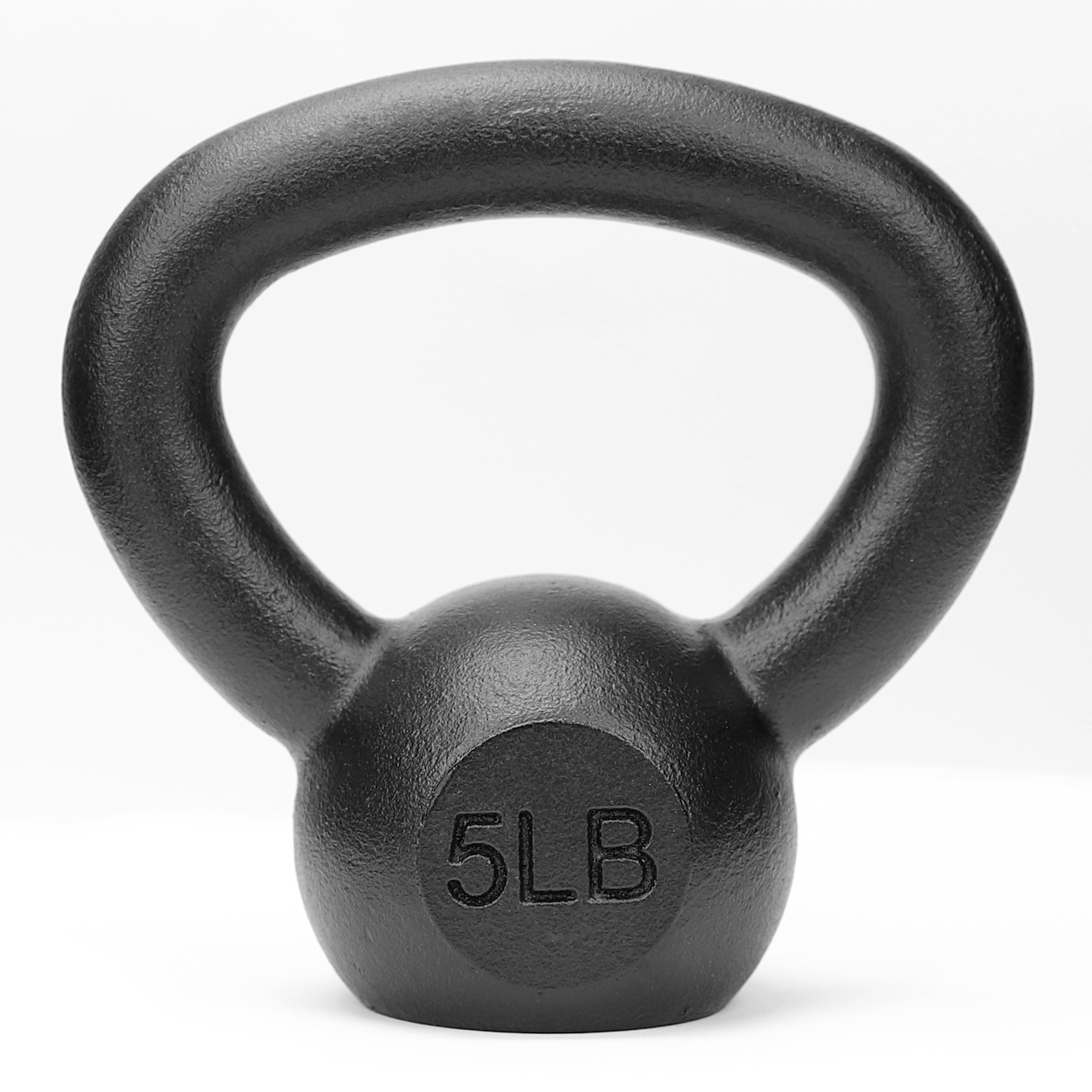 XPRT Fitness Powder Coated Cast Iron Kettlebell for Strength Training ...