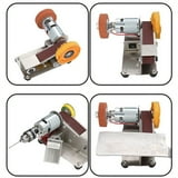 Mini Electric Belt Machine DIY Sander Polisher Adjustable Speed ...