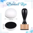 20 Pieces Mini Ink Blending Foams Tool Round Replacement Foam Pads ...