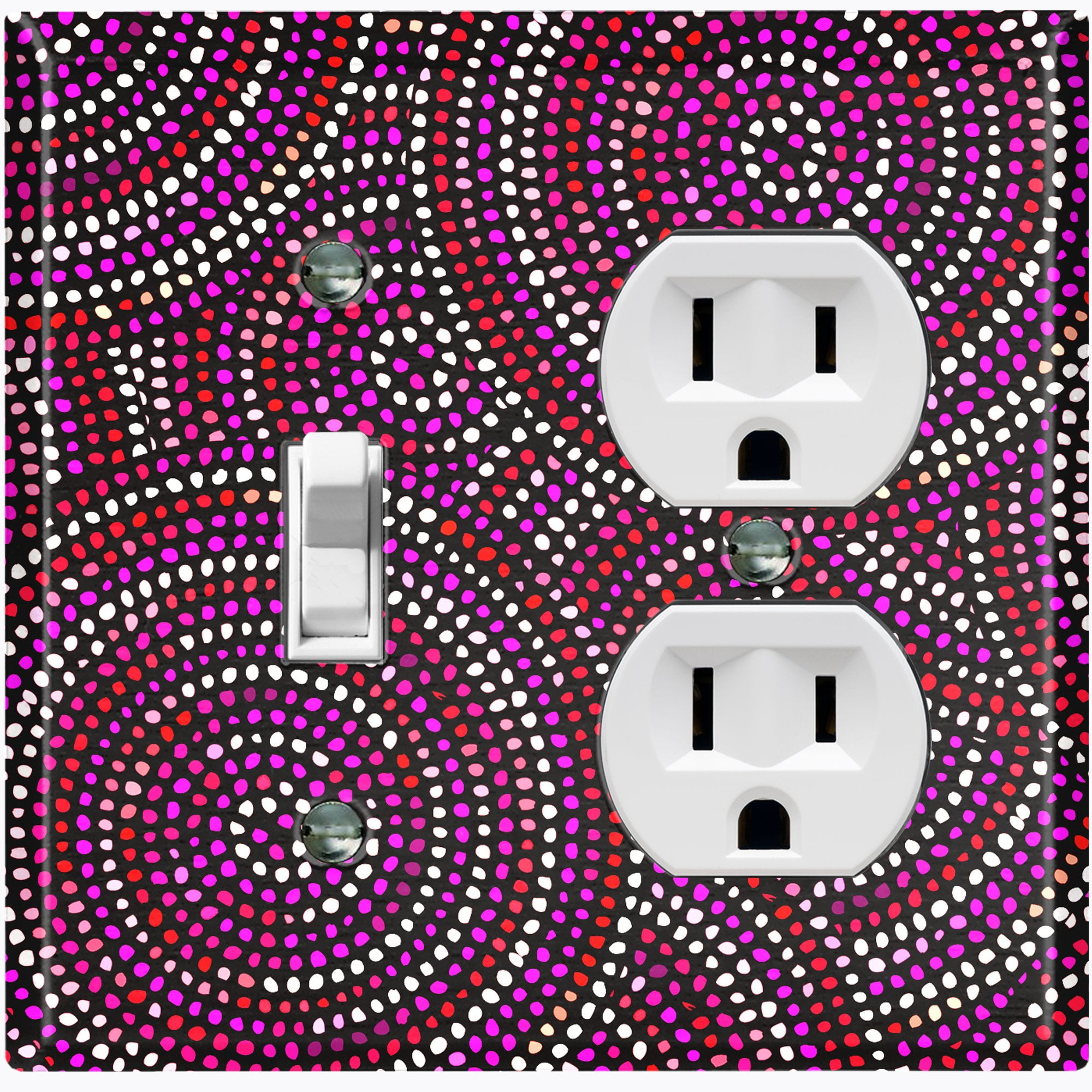 Metal Light Switch Plate Cover Colorful Safari African Tribal Art ...