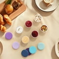 12 Pack 2.7oz (80ml) Mini Plastic Condiment Containers, 6 Gradient Blue ...