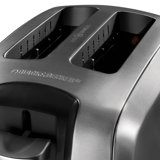 BLACK+DECKER 2-Slice Stainless Steel Toaster T2707S with Extra-wide ...