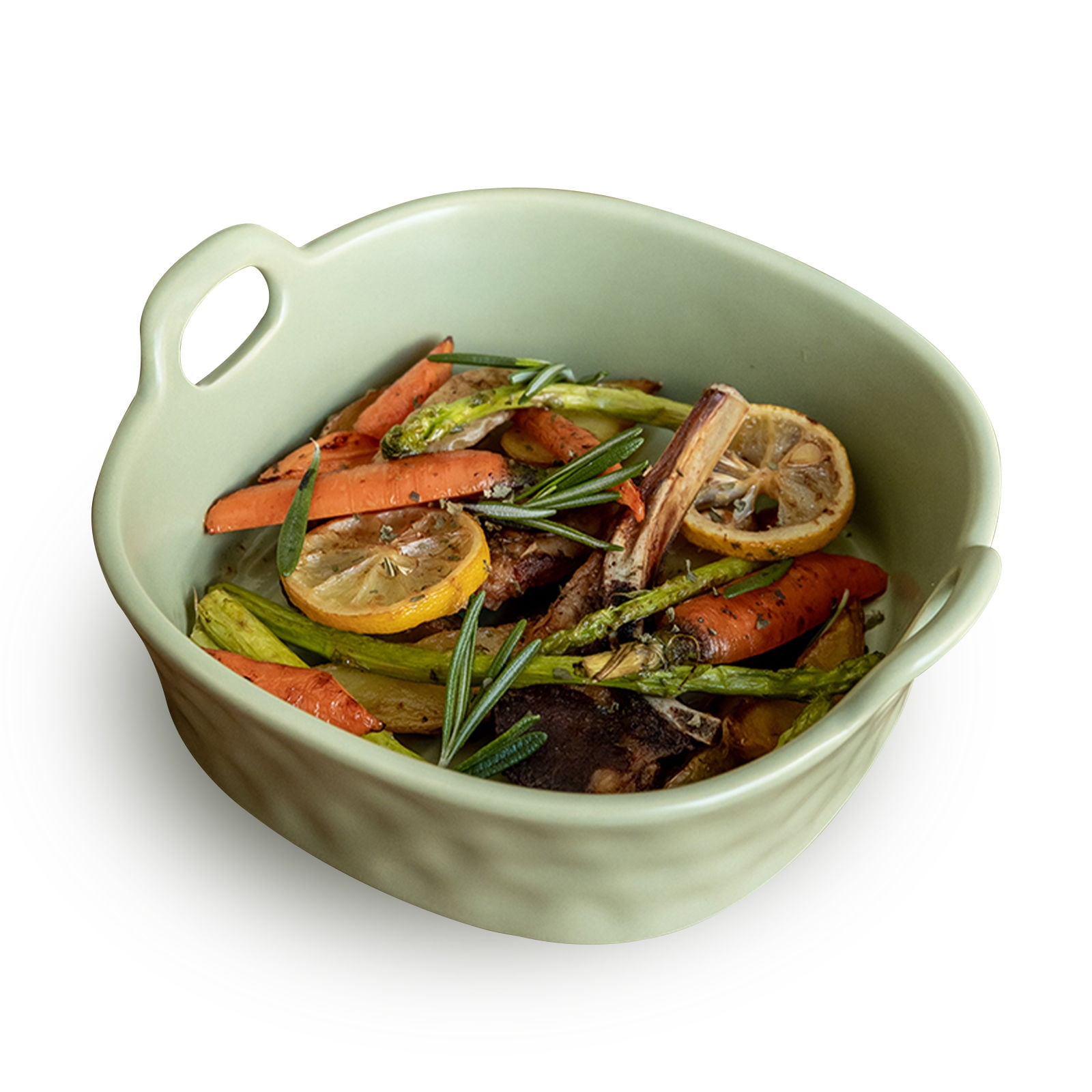 Qeeadeea Rectangular Lasagne Pan With Handle, Small Ceramic Bakeware ...