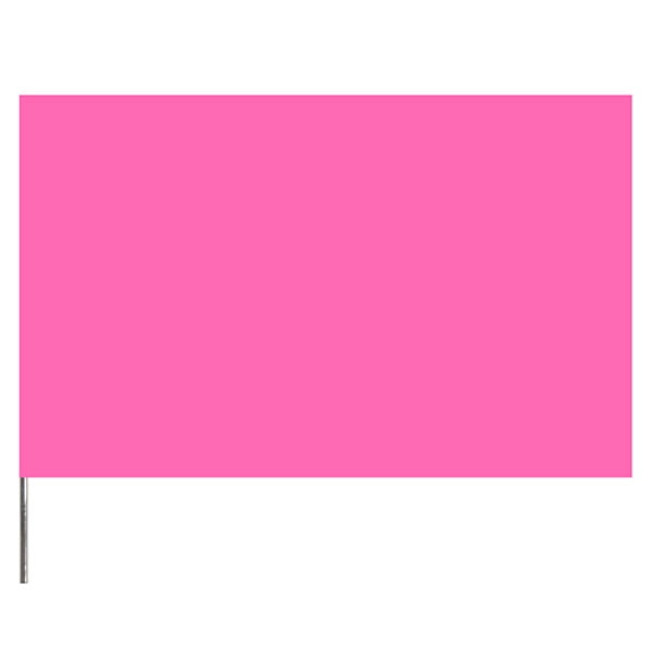 Presco PresGlo Marking Flags, 21", Pink Glo, 1000/Case (1 Case ...