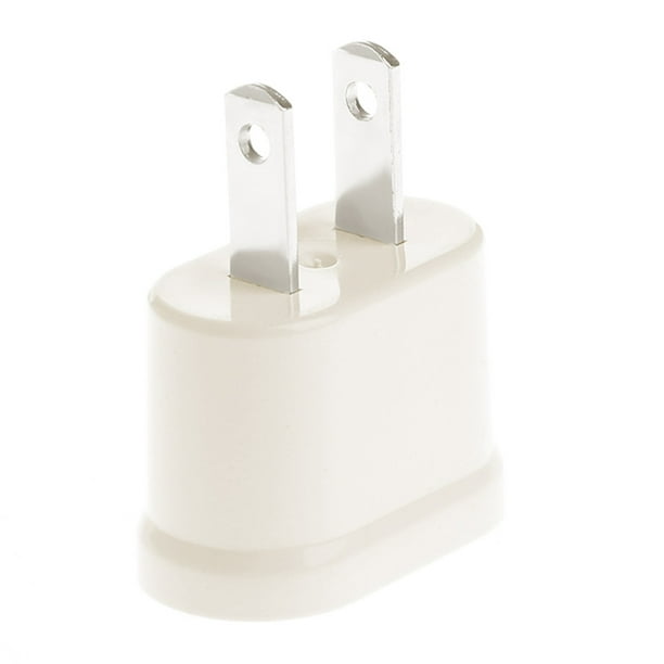 US American Travel Adapter 2 pin European EU To US Plug Power Adapter ...
