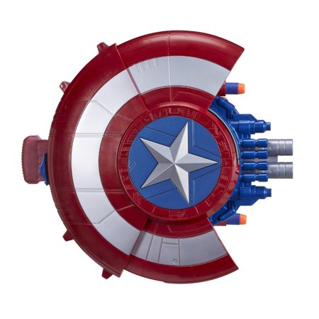 Captain America Shield Launcher Toy Gun Soft Bullet Hidden Guns ...