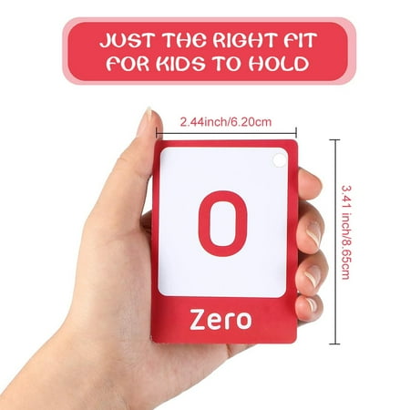 4 Set Flash Cards Kids Early Learning Numbers Alphabets Colors And ...