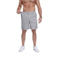 Iceglad Men’s Casual Shorts Cotton Stretch Elastic Waist Summer Shorts ...