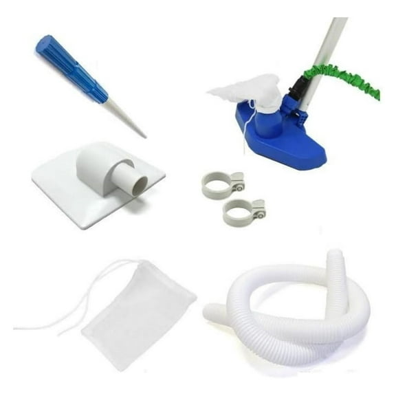 Summer Waves SFX600 SkimmerPlus 600GPH Above Ground Pool Pump, Easy ...