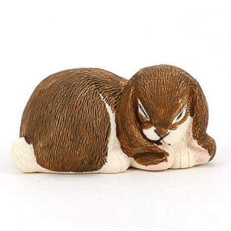 Rabbit Toy Figure Collection Lop-Eared Rabbit Animal Figurines for A ...