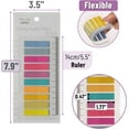 Mr. Pen 1600 Pcs Colorful Transparent Sticky Tabs for Document ...