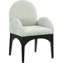 Meridian Furniture Velvet Dining Side Chair, Summer Stone, Set of 2 ...