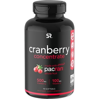 TheraCran One Cranberry Supplement – 36mg PACs Per Capsule, 90 Day ...