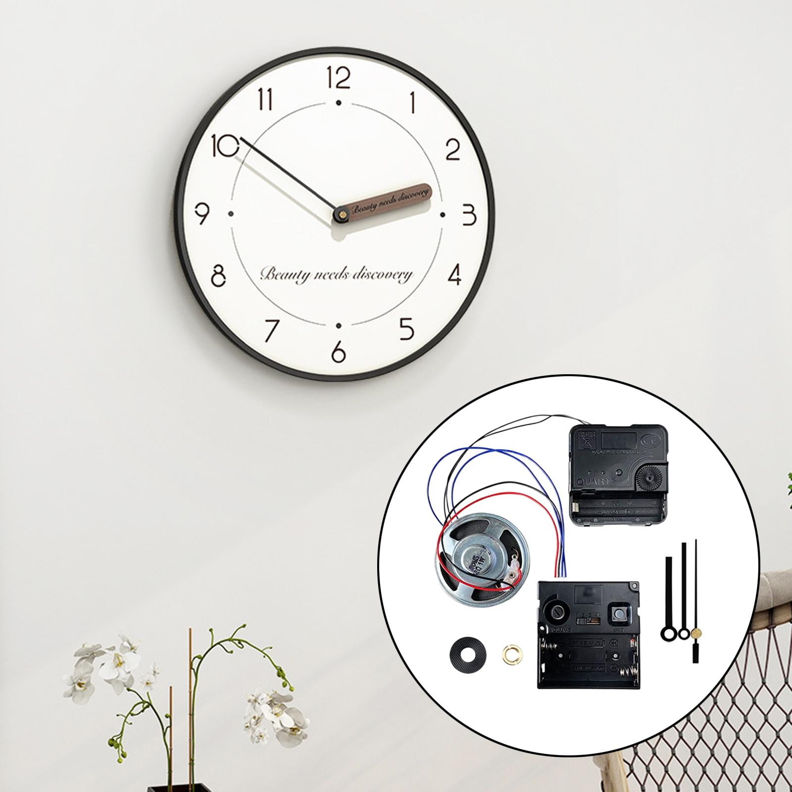 DIY Wall Clock Movement Mechanism Pendulum Clock Movement Replacement ...