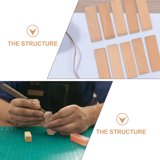 12 Pcs Wood Blocks Seal Wooden Carving Unfinished Stamp - Walmart.com