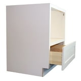 Craftline Ready to Assemble White Shaker Microwave Cabinet - Walmart.com