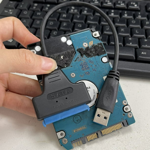 Cable adaptador SATA a USB 3,0, Cable convertidor Plug And Play para ...