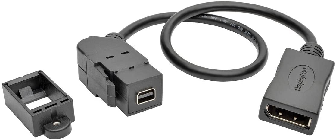 Tripp Lite Mini DisplayPort to DisplayPort All-in-One Keystone/Panel ...