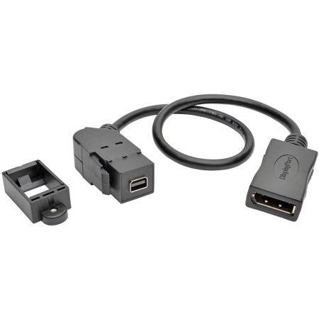 Tripp Lite Mini DisplayPort to DisplayPort All-in-One Keystone/Panel ...