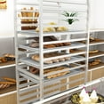 GVN Kitchen Rack Storage Shelving Organizer,20-tier Bun Pan Speed Rack ...