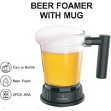 Beer Bubbler,Portable Beer Foamer Beer Foam Machine,Beer Cup- Portable ...