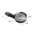 TOUMENY Professional Tire Pressure Gauge, 0-100 PSI Heavy Duty Dial for ...