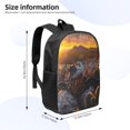 Backpack For School, Lizard With Sunglasses Sunset School Backpack For ...