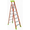 Louisville Ladder FXS1508 8 ft. Fiberglass Cross Step Ladder, Type IA ...