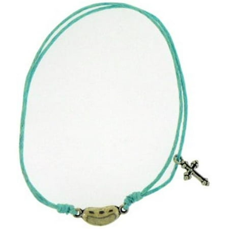 Solid Rock Jewelry 144752 Light Blue Cotton Adjustable Friendship with ...