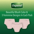 Depend Fit-Flex Women's Maximum Incontinence Underwear, XL, Light Pink ...