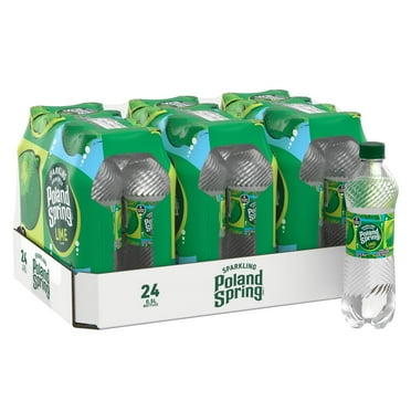 Poland Spring Lively Lemon Flavored Sparkling Water, 16.9 oz. Bottles ...