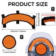 6 Pack Hard Hat Sweatband and Top Pad Set Washable Safety Helmet Liner ...