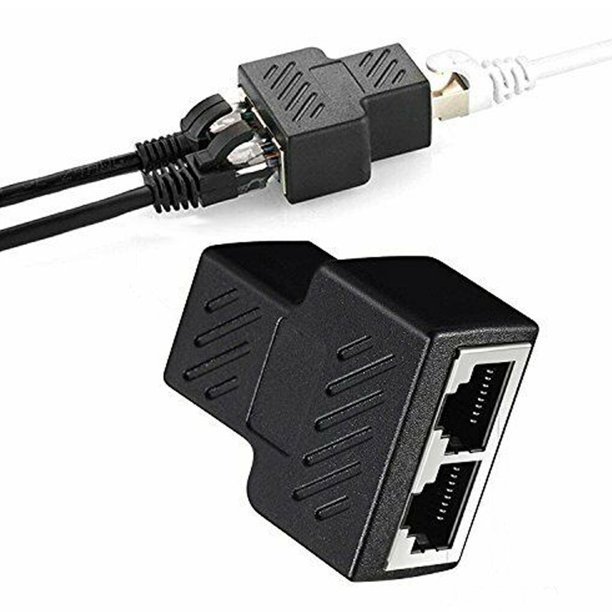 Internet Splitter Dual Port Ethernet Adapter High Speed dual port ...