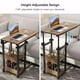 TribeSigns Overbed Bedside C Table Small Computer Desk Sofa Table with ...