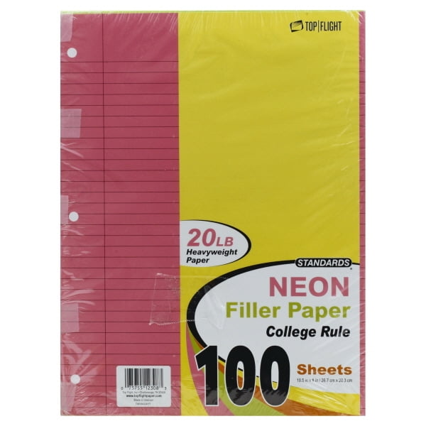 Walmart Filler Paper